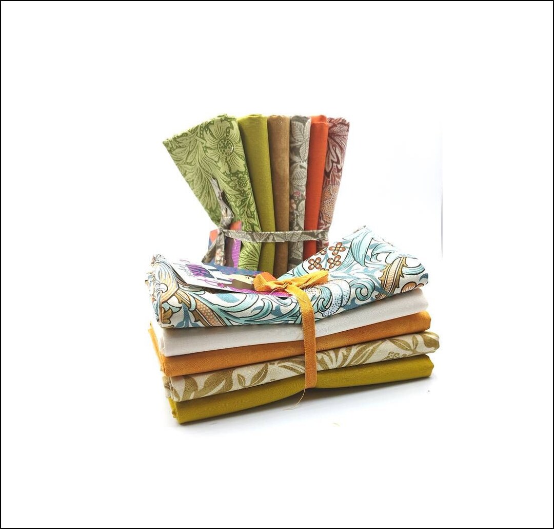 William Morris Fat Quarter Scrap Bundles Different Combinations ...