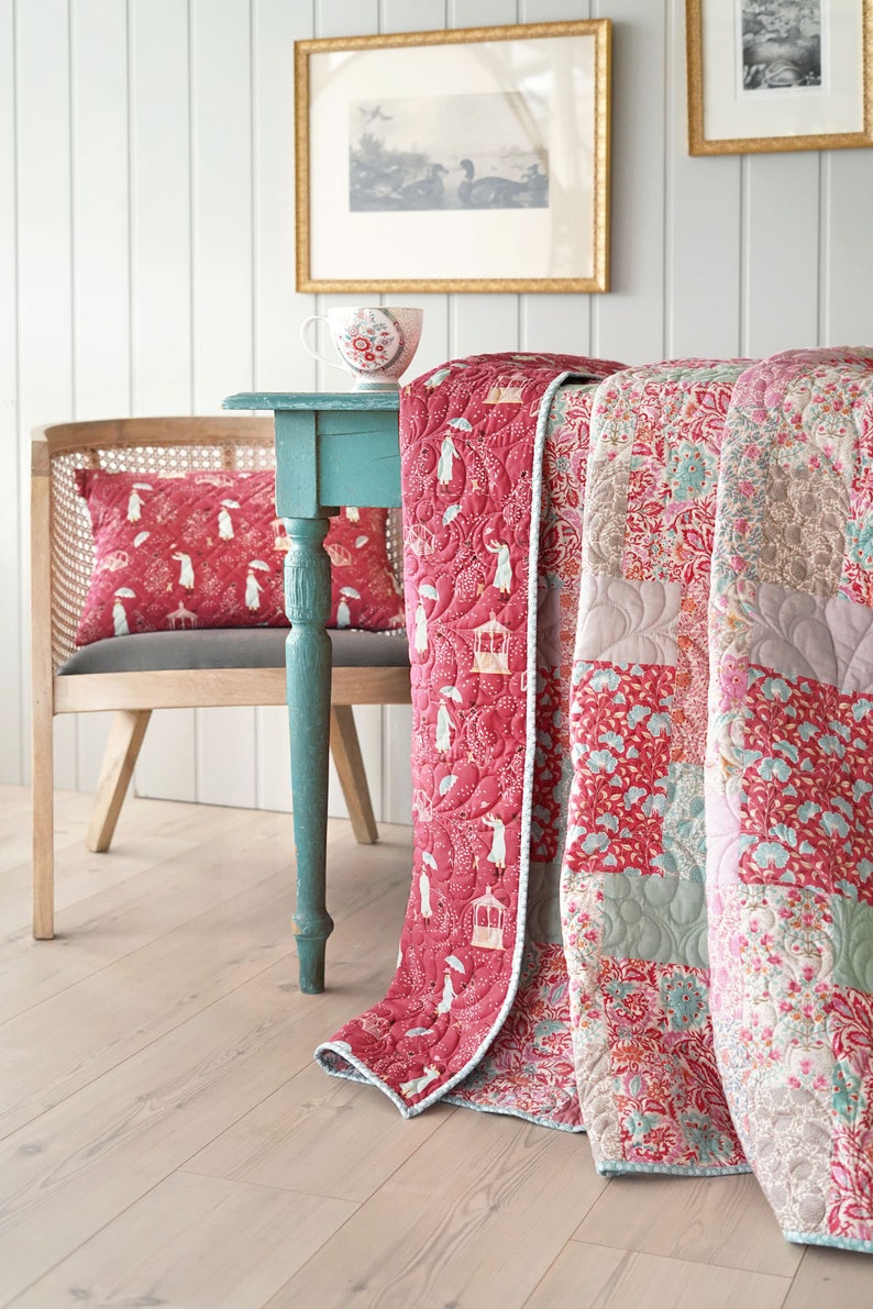 Tilda Windy Days Whimsy Quilt Kit 57.575.5in Finished Size - Etsy