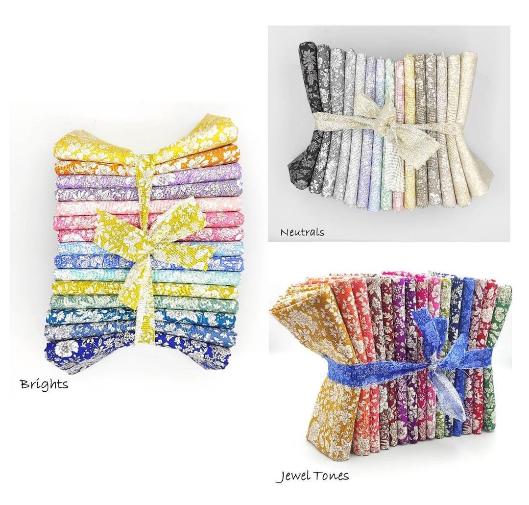 Liberty of London Emily Belle Collection Fat Quarter Bundles of 15 ...