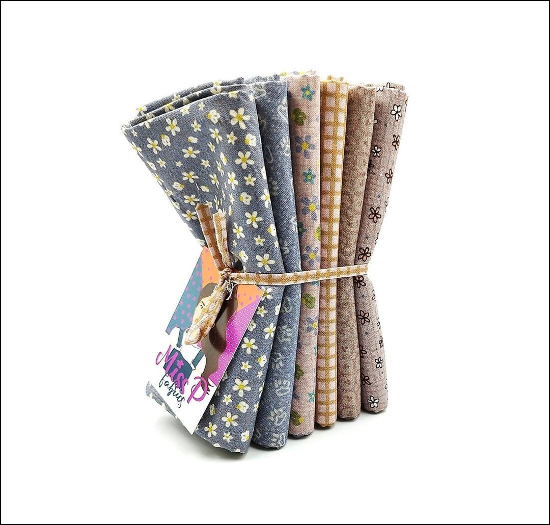 Lynette Anderson: Good Boy and Kitty - Fat Quarter Bundle of 6 Purple ...