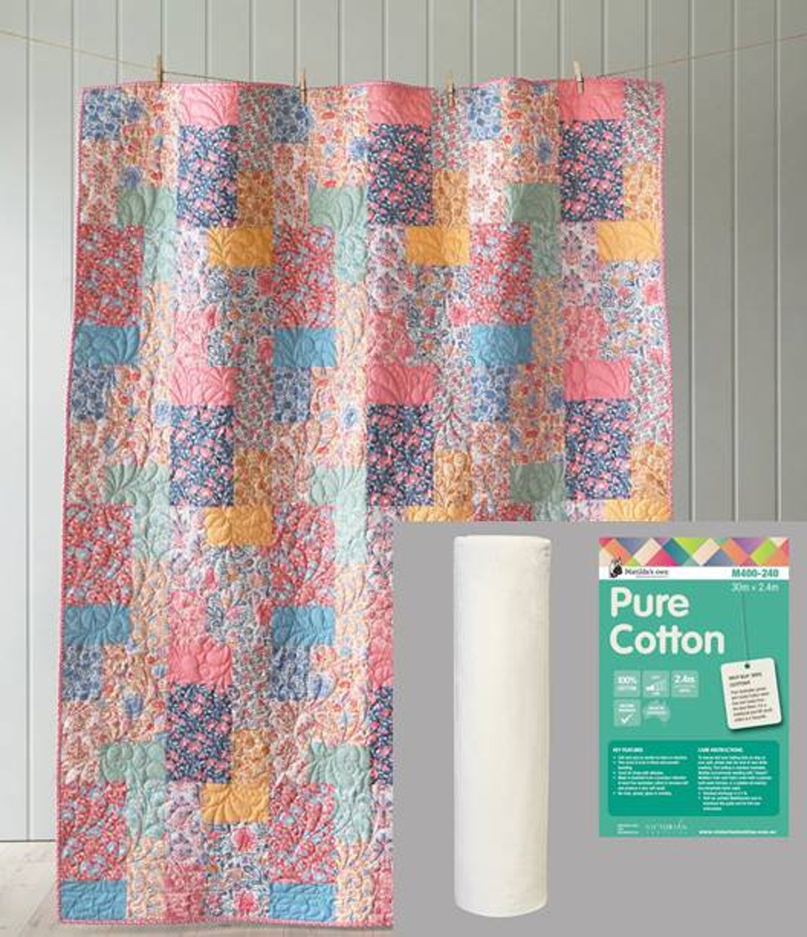 Tilda Windy Days Whimsy Quilt Kit 57.575.5in Finished Size - Etsy