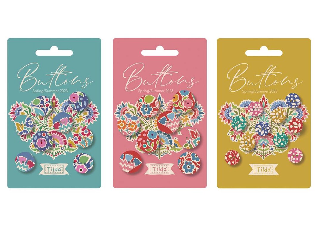 Tilda Pie in the Sky Buttons- 3 Options - Etsy