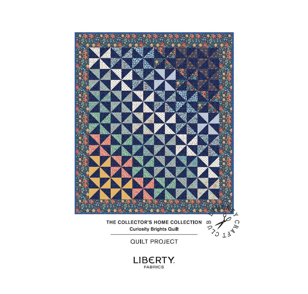 Liberty the Collector's Home Curiosity Brights Quilt Kit- 58.5*66.5in ...