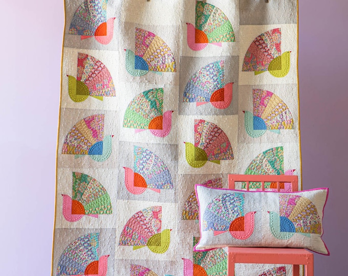 Tilda Pie in the Sky Fan Bird Quilt Kit- Optional Batting - Etsy