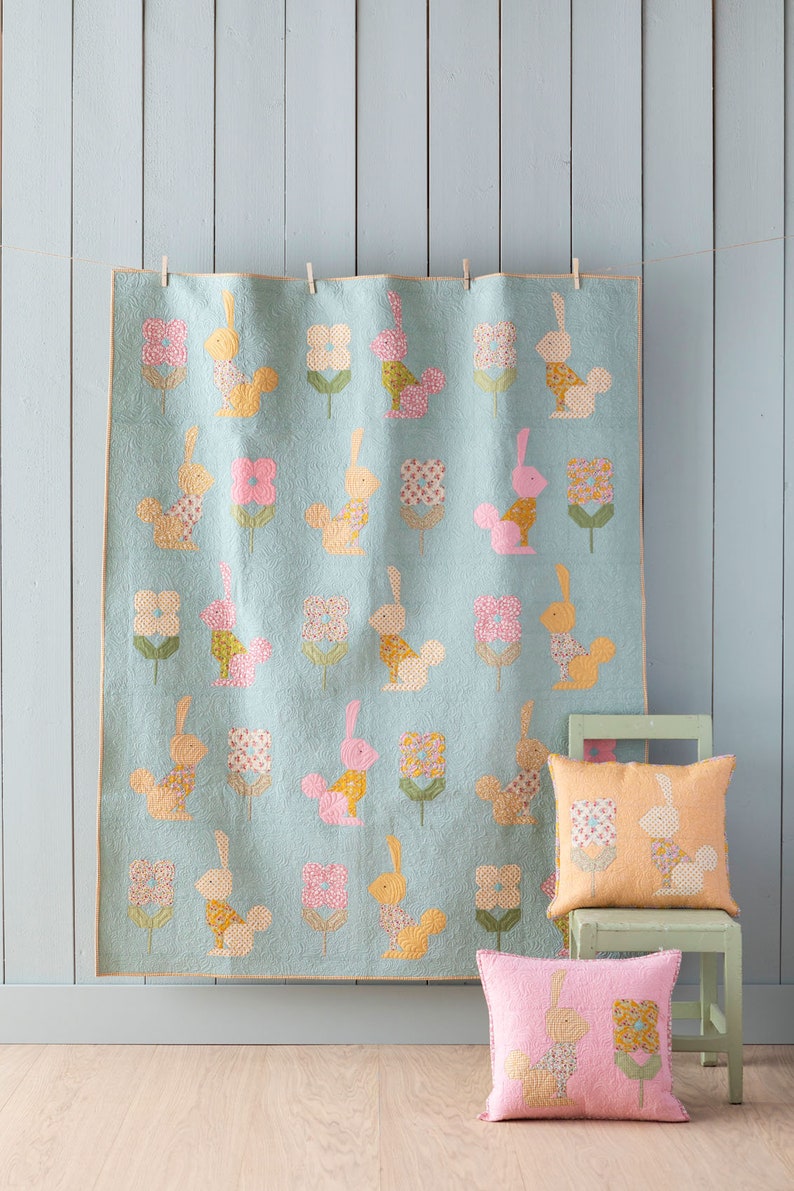 Alternative Background: Tilda Creating Memories Spring Hare Quilt Kit ...