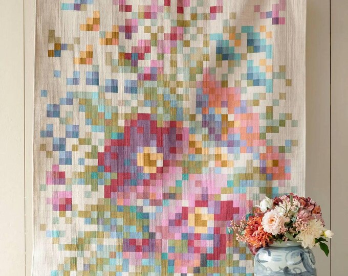 Tilda Chambrays Embroidery Flower Branch Quilt Kit- 63.5*81.5in ...