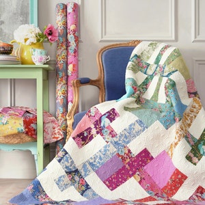 LAST ONE Tilda Chic Escape Flea Market Quilt Kit dove - Etsy