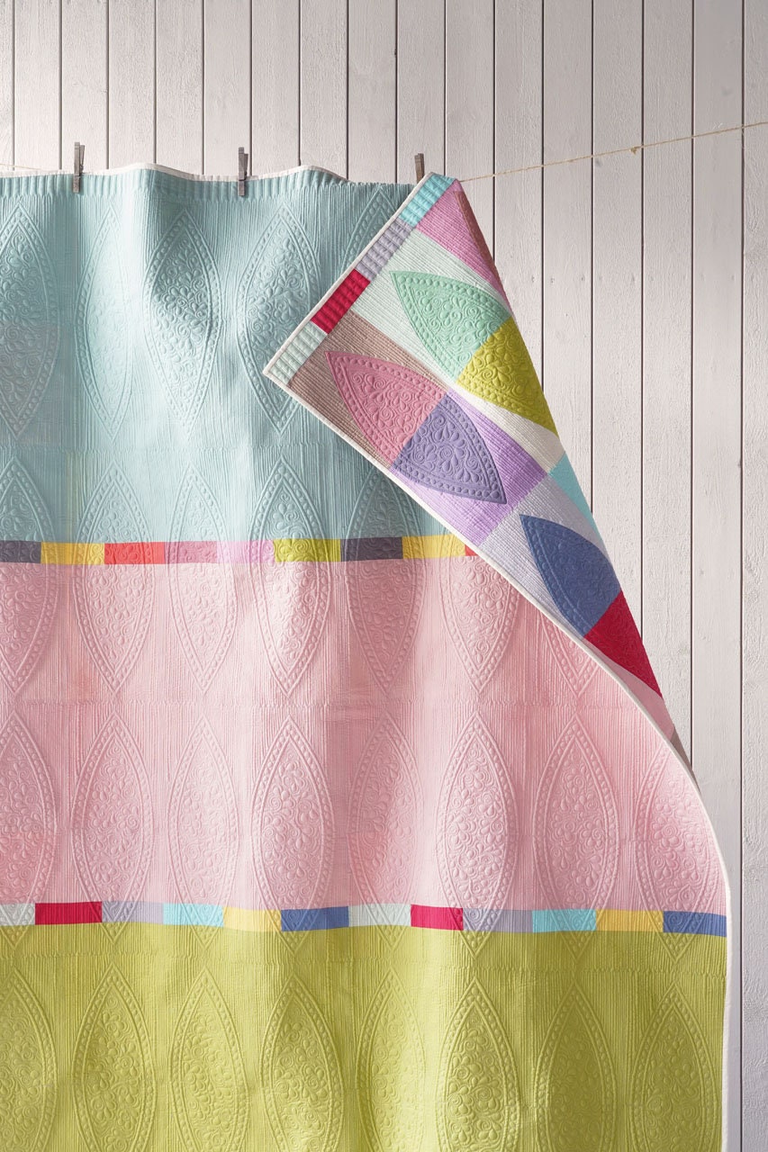 Tilda Colorplay Leaf Quilt Kit 56.575.5in Finished Size - Etsy