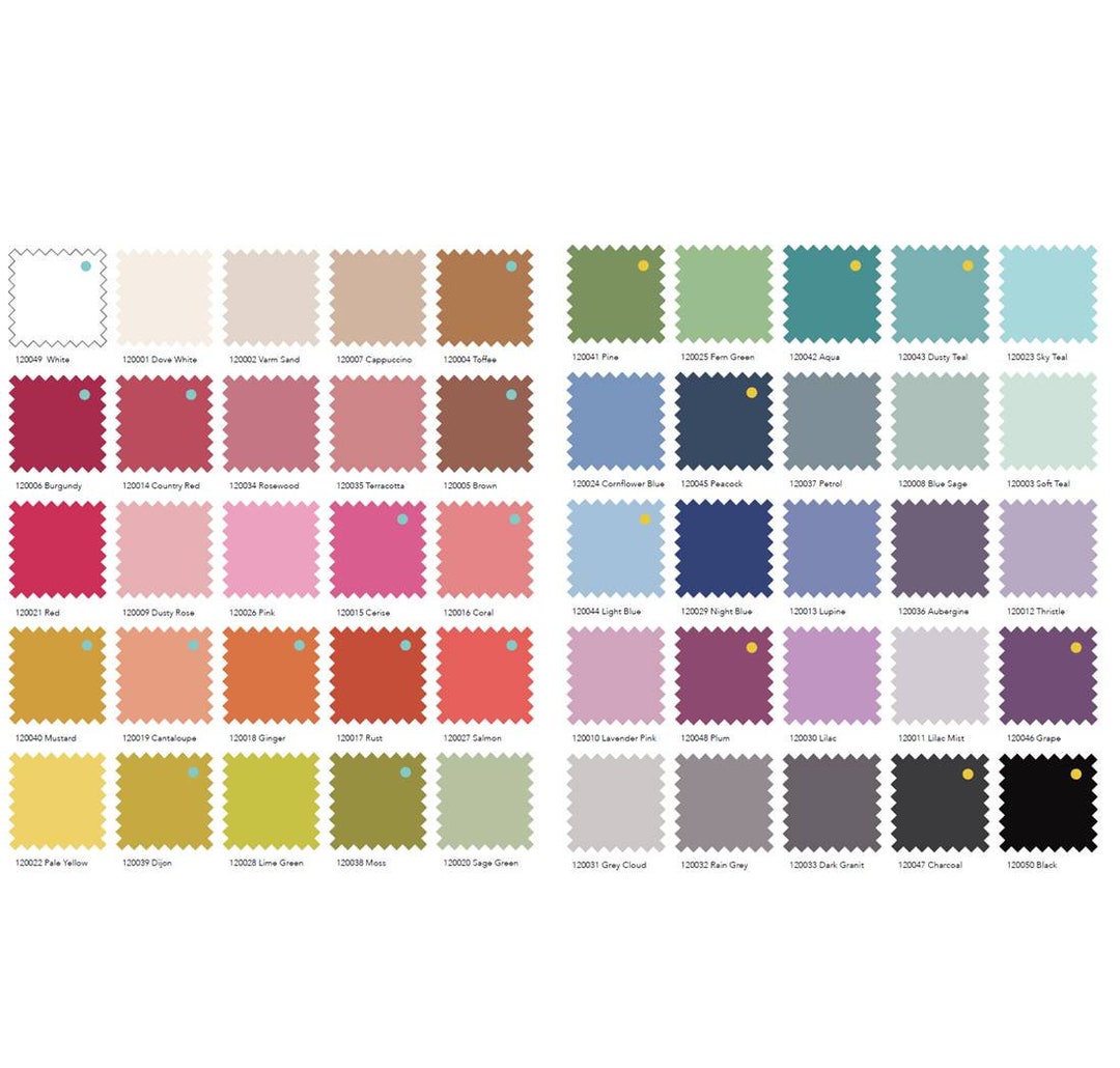 Tilda Solid Basics Fabrics by the Meter - Etsy