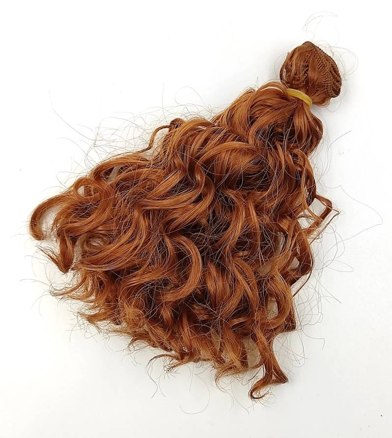 Curly Synthetic Doll Hair Weft to Create Doll Wigs 15cm - Etsy