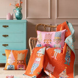 Tilda Jubilee Birthday Party Quilt Kit in Rust- 58in X 73in Finished ...