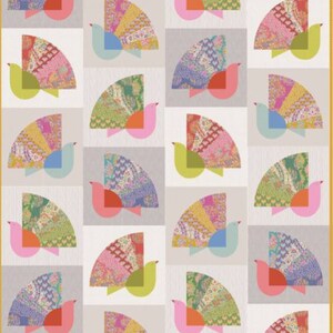 Tilda Pie in the Sky Fan Bird Quilt Kit- Optional Batting - Etsy