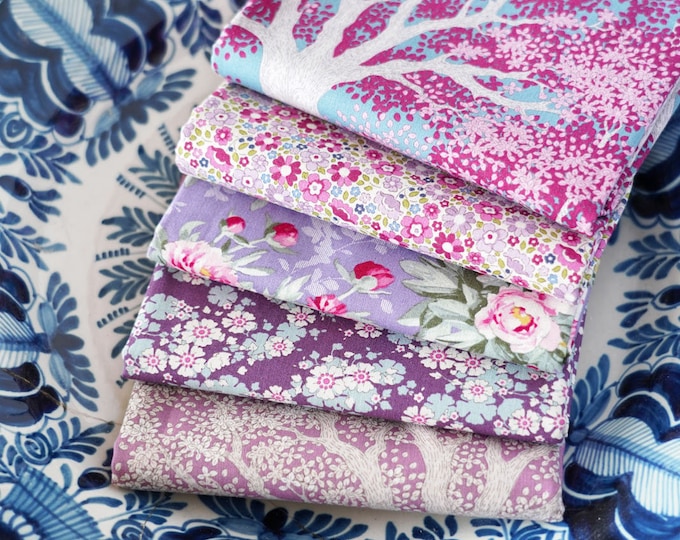 Tilda Woodland Collection Lilac/plum Fabrics by the Meter - Etsy