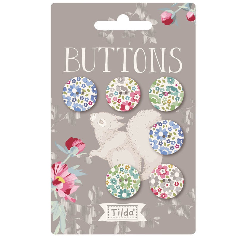Tilda Woodland Buttons | Etsy