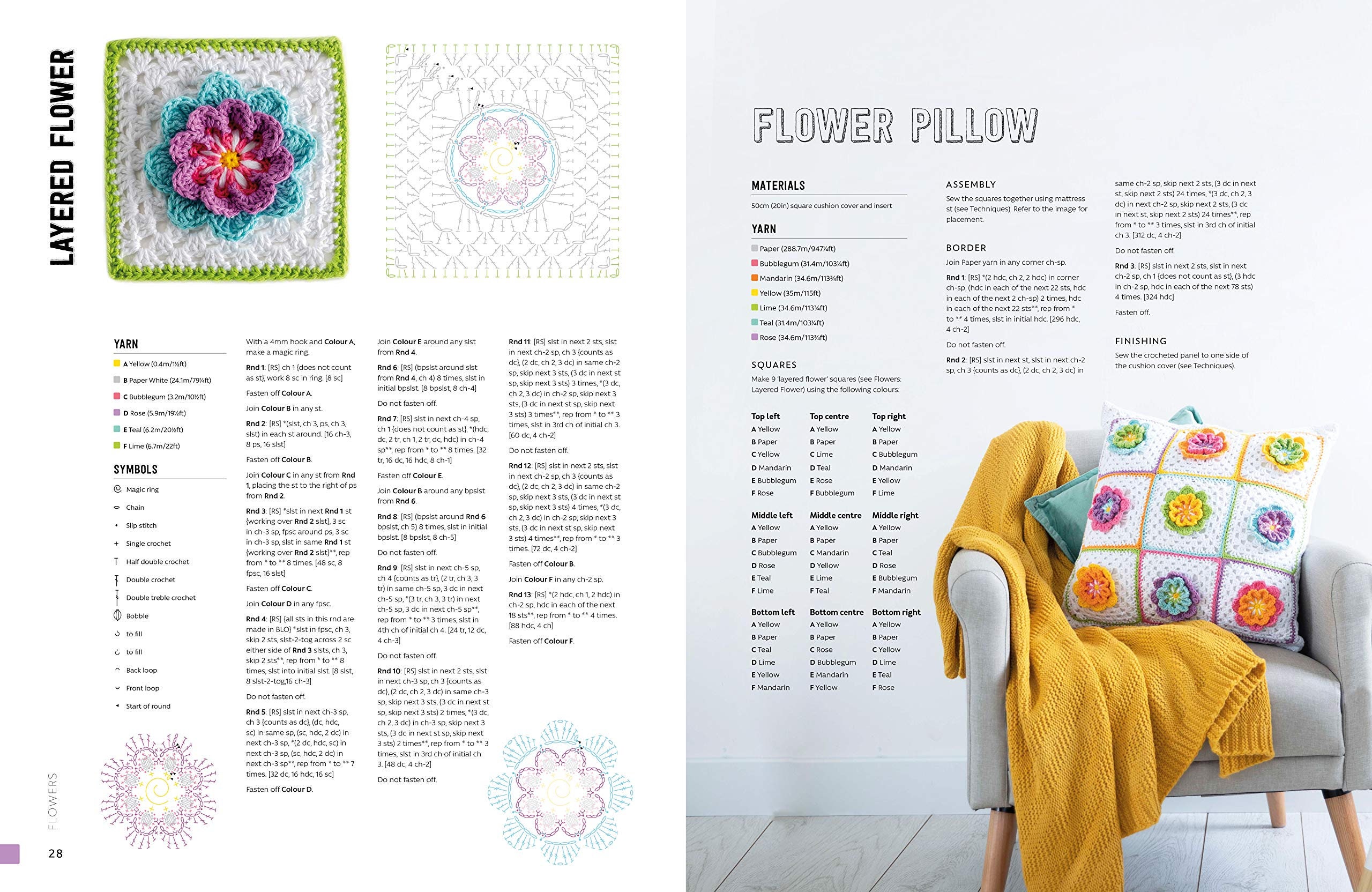 3D Granny Squares- Embroidery DIY Book - Etsy