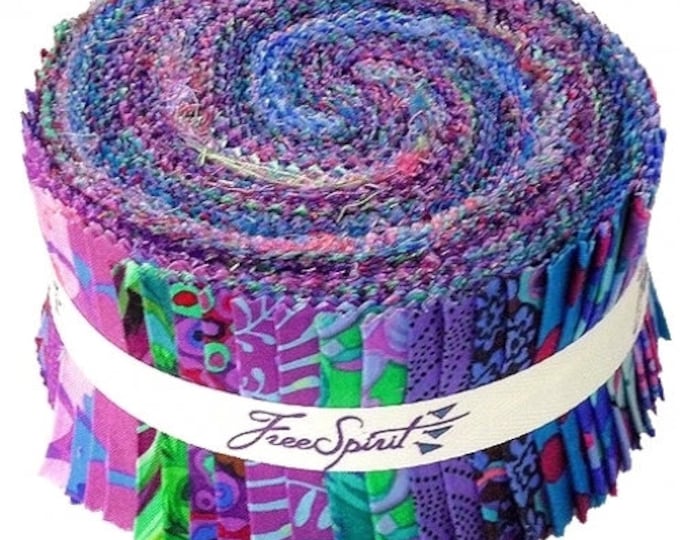 Kaffe Fassett Collective Classics- Peacock Jelly Roll, Fabric Roll, Design Roll- Free Spirit - Etsy