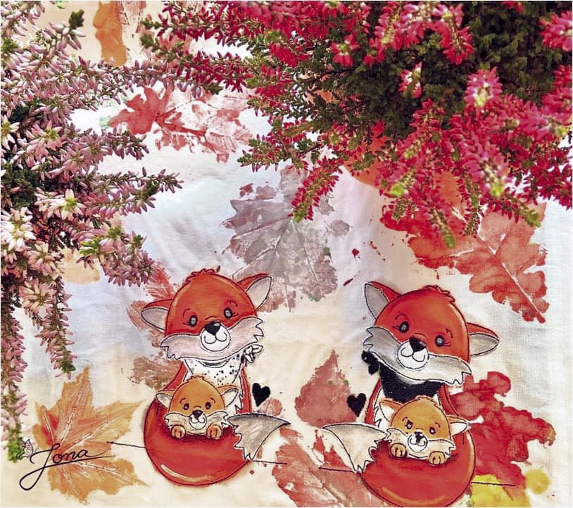 Fuchs Mama und Baby - Etsy.de