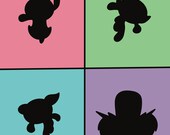 Powerpuff Girls Color Block Digital Print - Etsy
