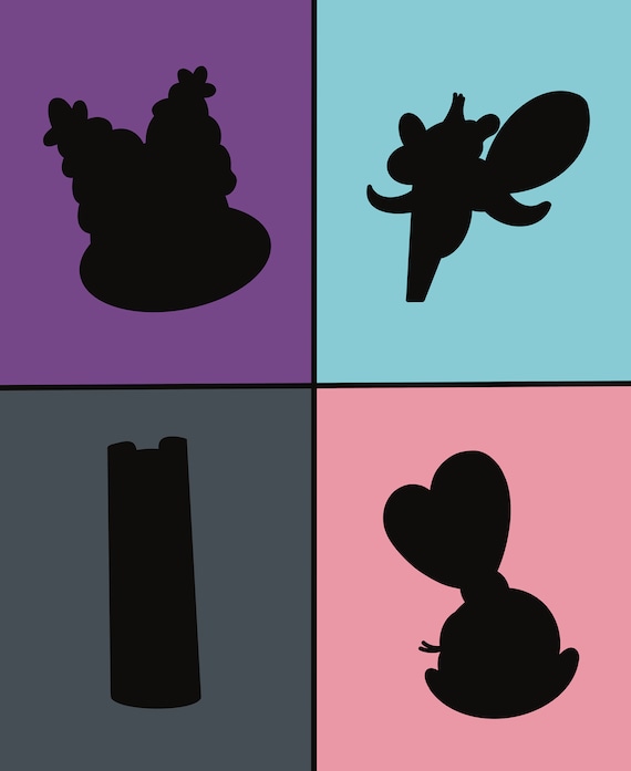 Chowder Color Block Digital Print - Etsy