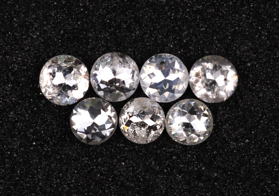 2.0 to 2.3 MM, Natural White Diamond, Round Rose Cut Diamond, Natural ...