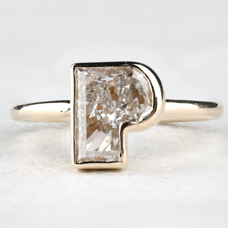 Minimal Diamond Ring - Etsy