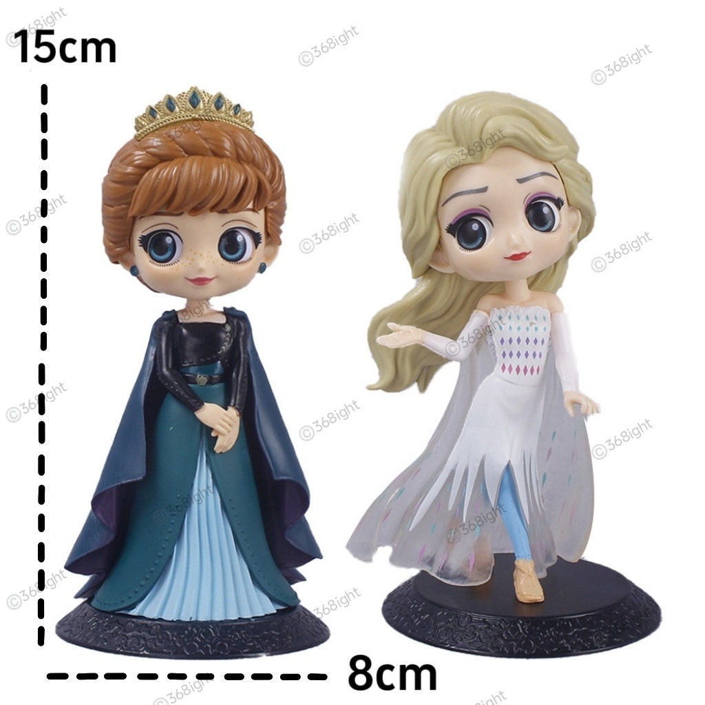 Frozen Elsa Anna Min Figure Cake Accessories - Etsy