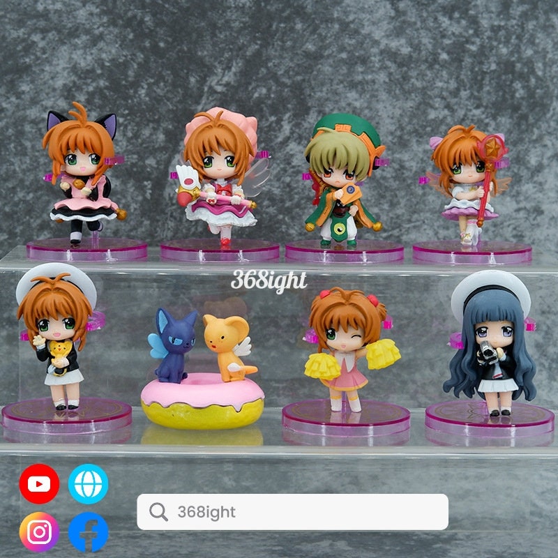 Cardcaptor Sakura Q Version Character Model Figure - Etsy