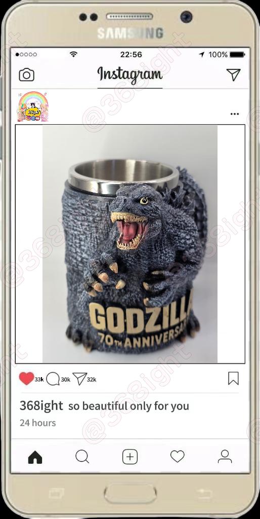 Godzilla 70th Anniversary 3D Mugs Cup - Etsy