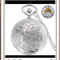 Time Lord Mechanical Pocket Watch - Pocket Chain or Necklace - Etsy