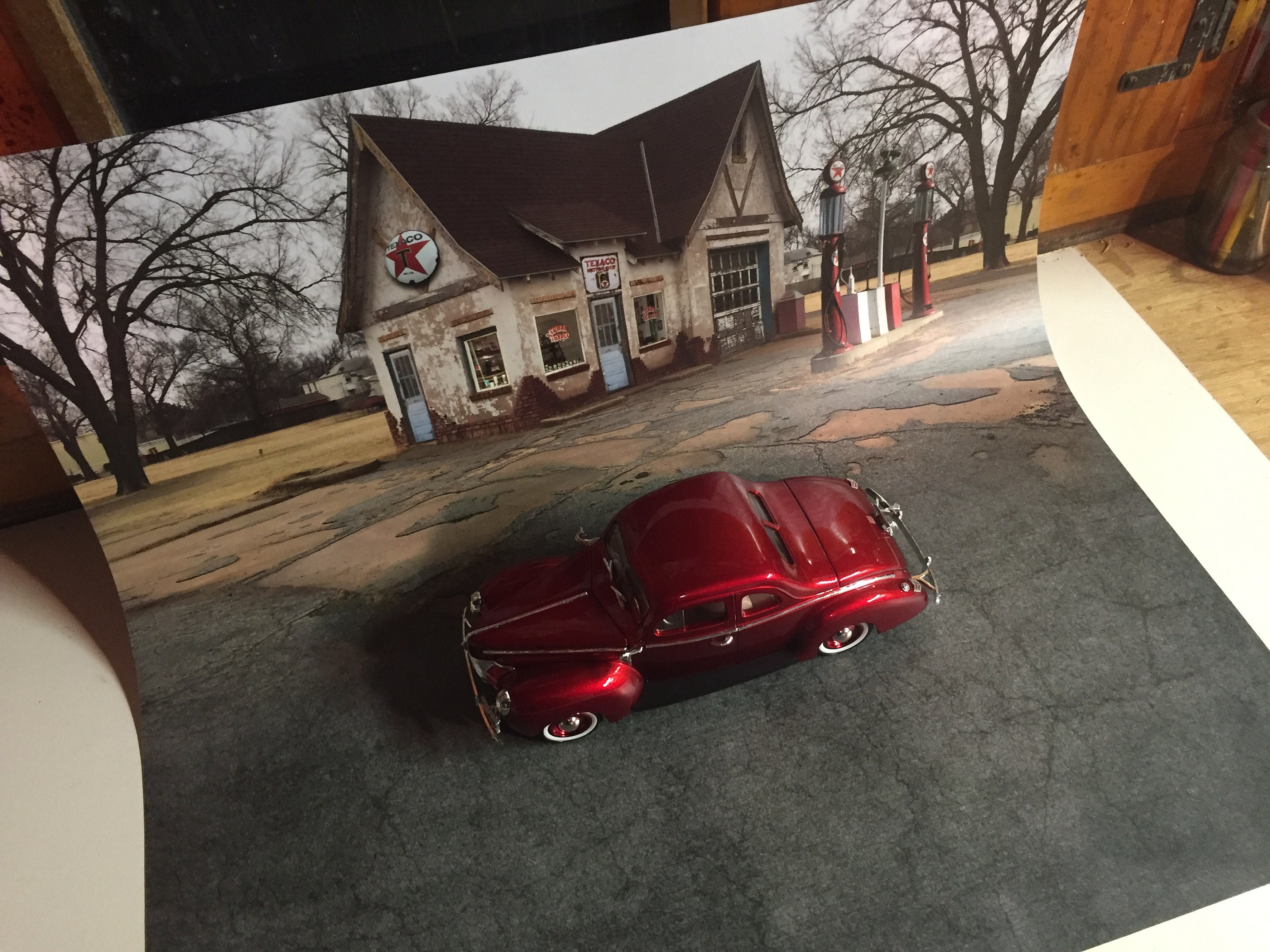 1:24 Scale Diorama Miniature Background Scene — Car NOT Included ...