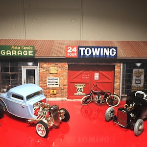 1:24 Scale Diorama Miniature Wall Panel — Cars NOT Included. DIGITAL ...