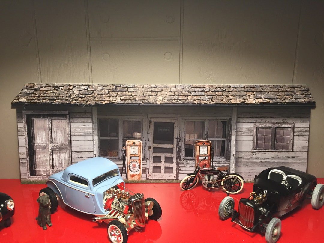 1:64 Scale Diorama Miniature Background Wall — Cars NOT Included ...
