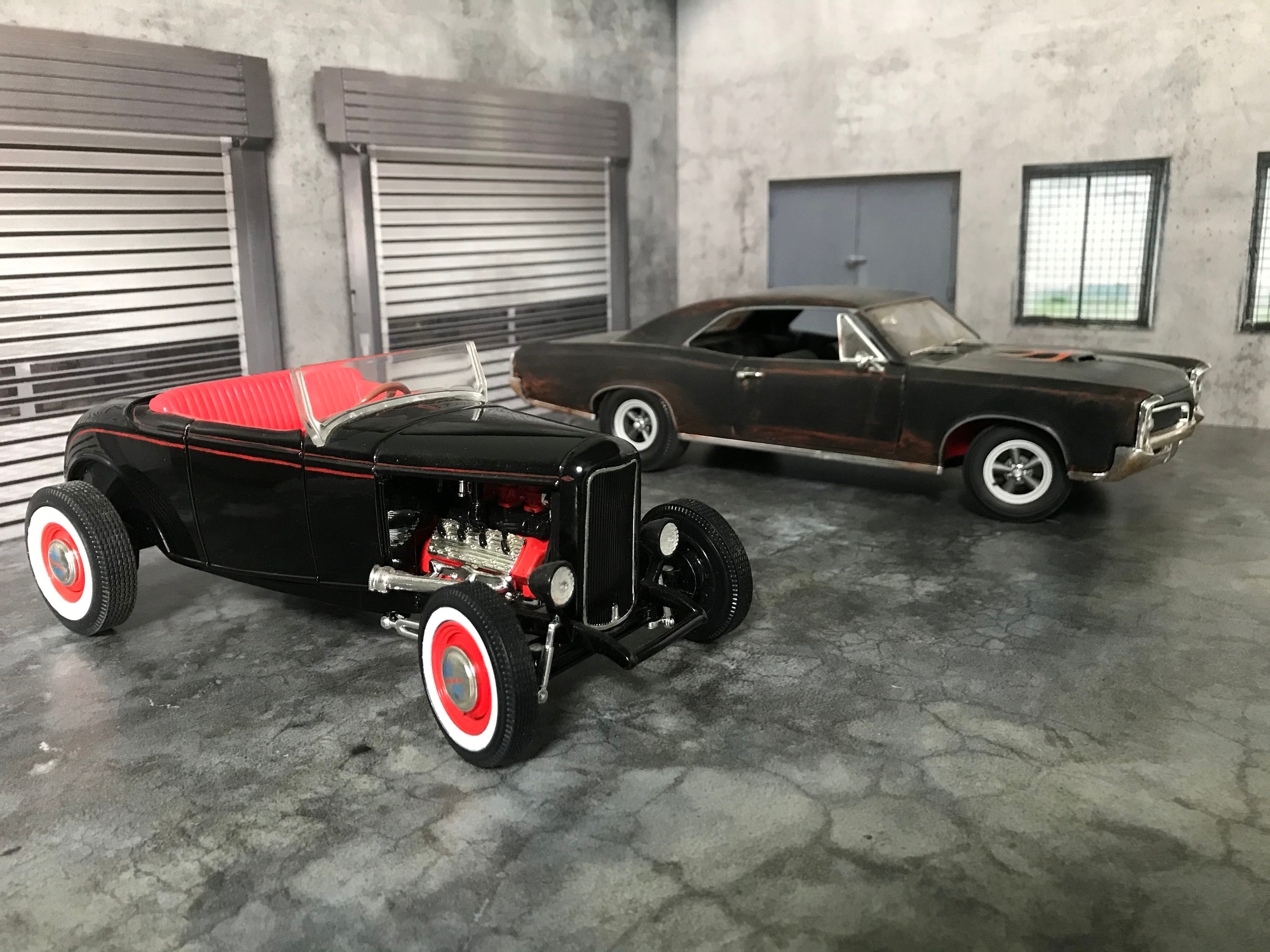 1:18 Scale Diorama Miniature 3 Piece Garage Cars NOT Included. DIGITAL ...