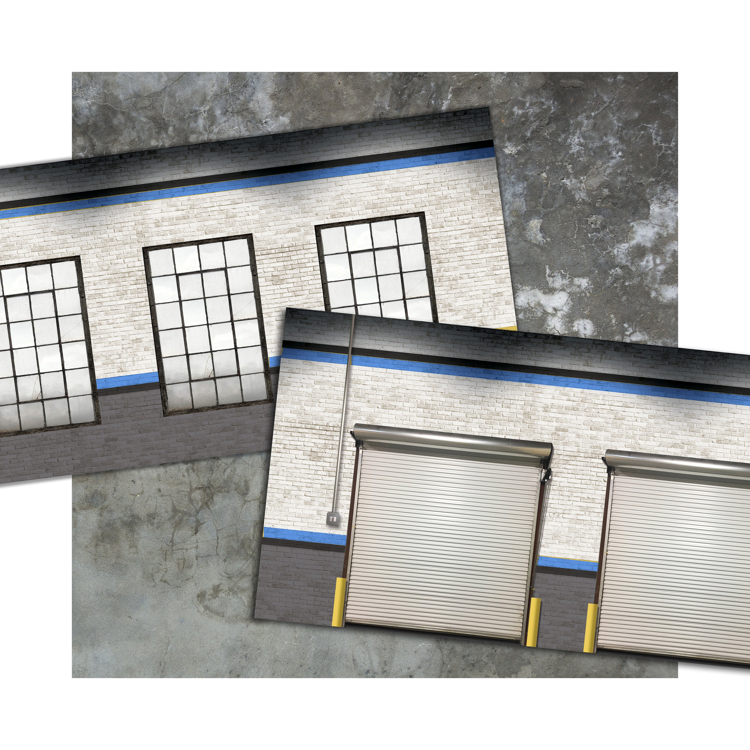 1:24 Scale Diorama Miniature 3 Piece Garage. Cars Not Included. DIGITAL ...