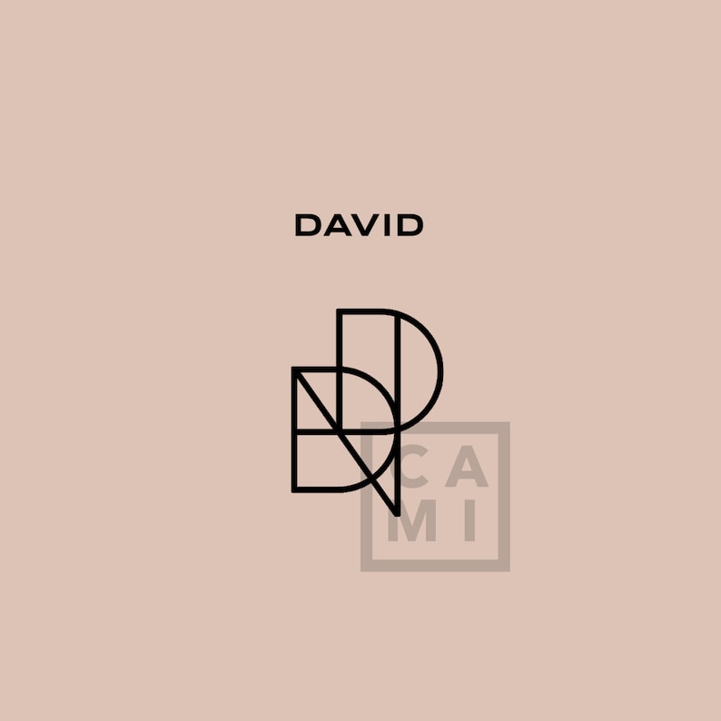 Premade Name Logo (david) - Tiktok Custom Name Logo - Digital File ...