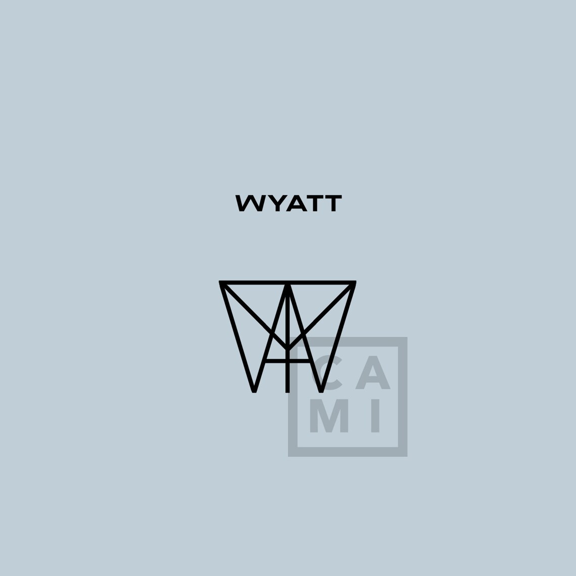 Premade Name Logo (wyatt) - Tiktok Custom Name Logo - Digital File ...