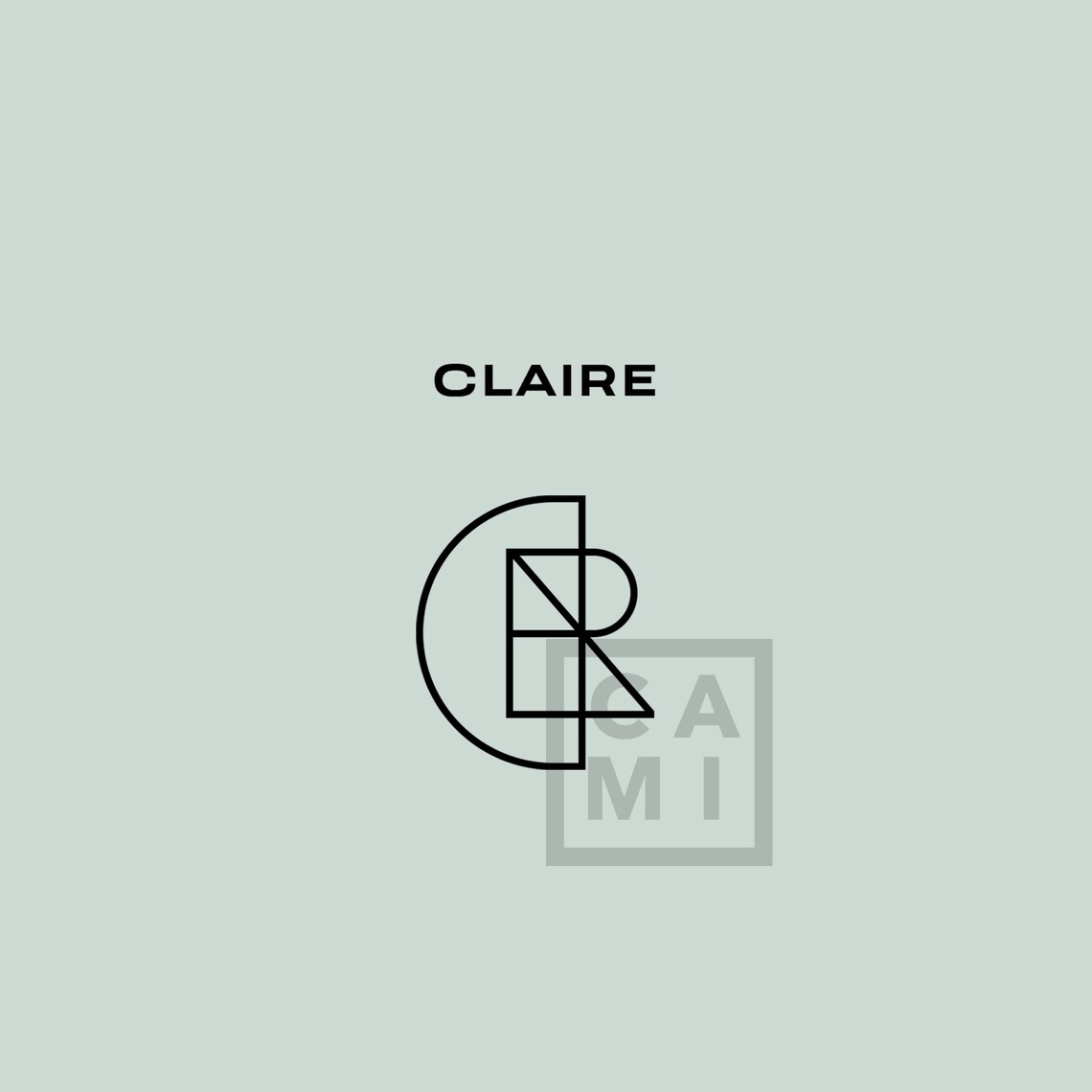 Premade Name Logo (claire) - Tiktok Custom Name Logo - Digital File ...