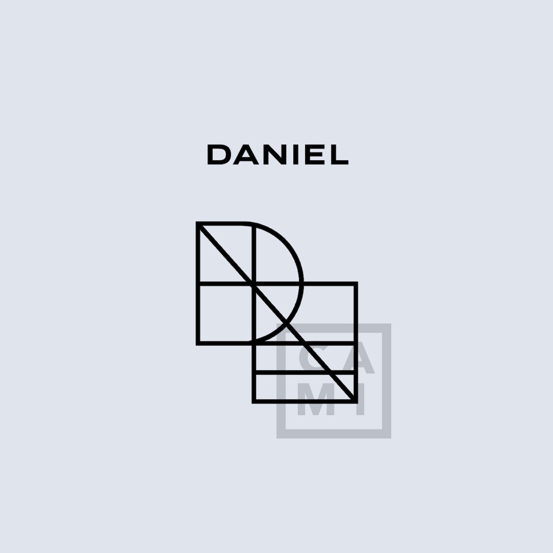 Premade Name Logo (daniel) - Tiktok Custom Name Logo - Digital File ...