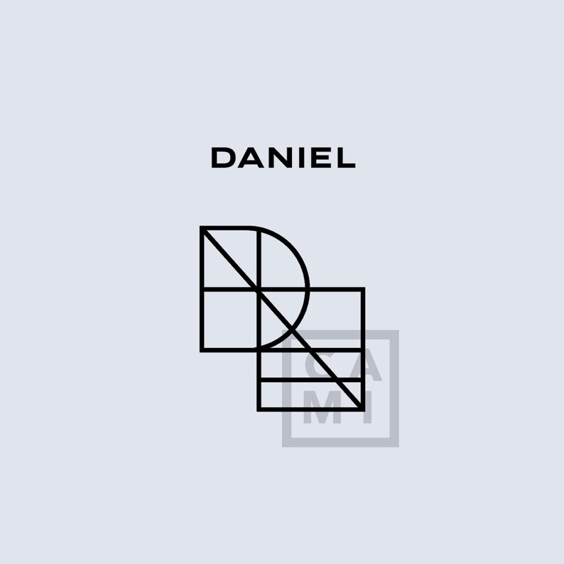 Premade Name Logo (daniel) - Tiktok Custom Name Logo - Digital File ...
