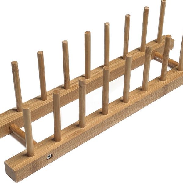 Wooden Plate Rack - Etsy