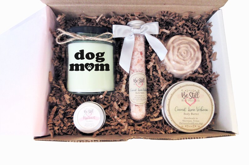 Best Dog Mom Ever Gift Box | Dog Lover Care Package | Self Care Gift ...