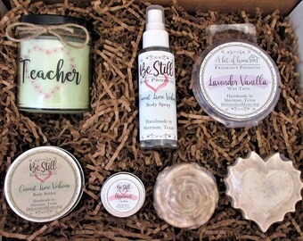 Teacher Self Care Basket - Etsy