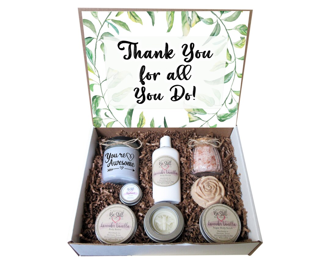 Thank You Gift Box | Self Care Gift Box | Custom Gift Box ...