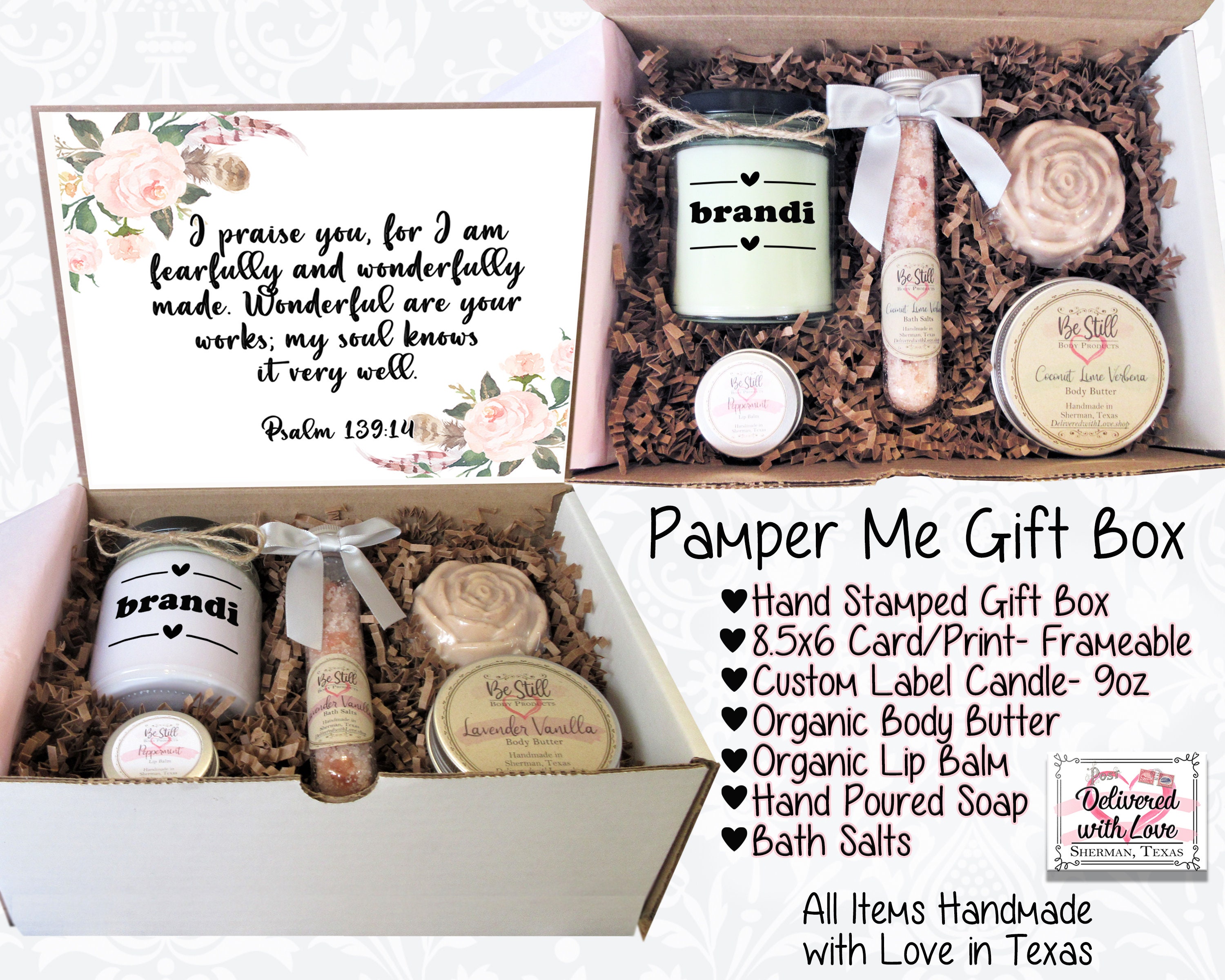 CHRISTIAN GIFT Box | Psalm 139:14 | Personalized Gift Box | Christian ...