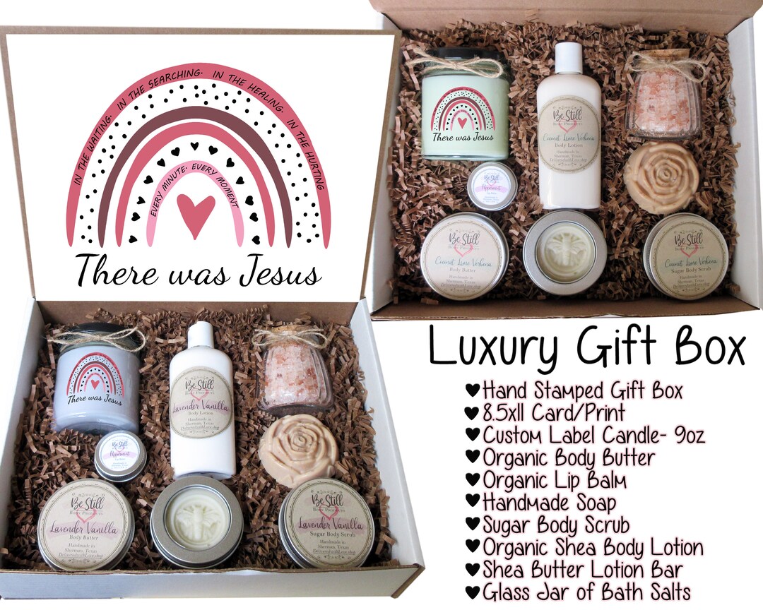 There Was Jesus Christian Gifts Christian Gift Box Self Care Gift Box ...