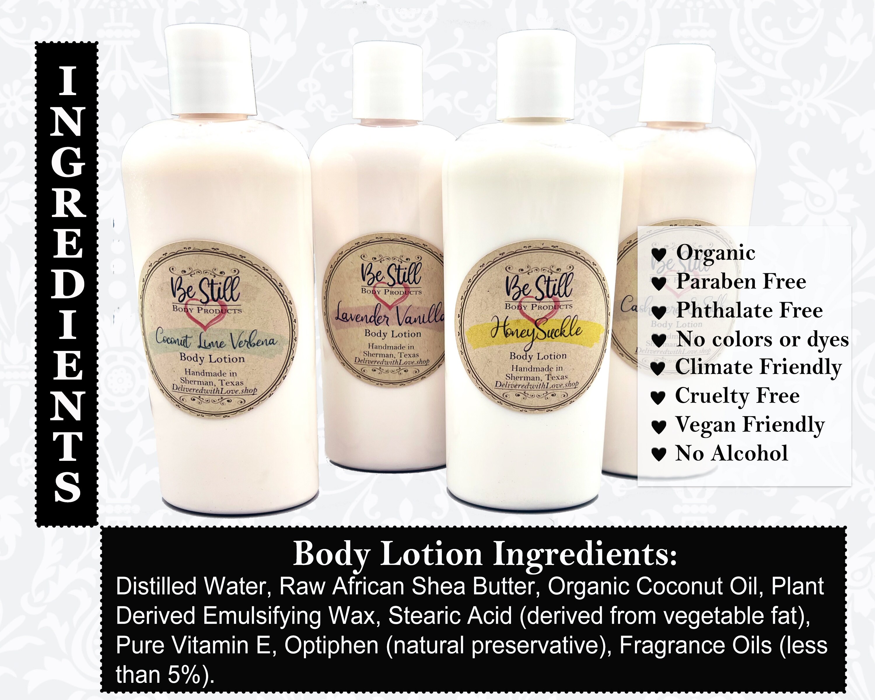 Hydration Box Spa Gift Box Natural Lotion Shea Body Butter Organic Hand ...