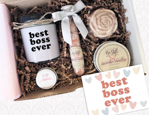 Best Boss Ever Gift Box Care Package Self Care Gift Box - Etsy