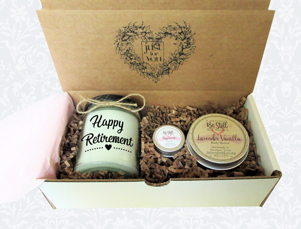 Retirement Gift Retirement Gift Box Self Care Gift Box - Etsy