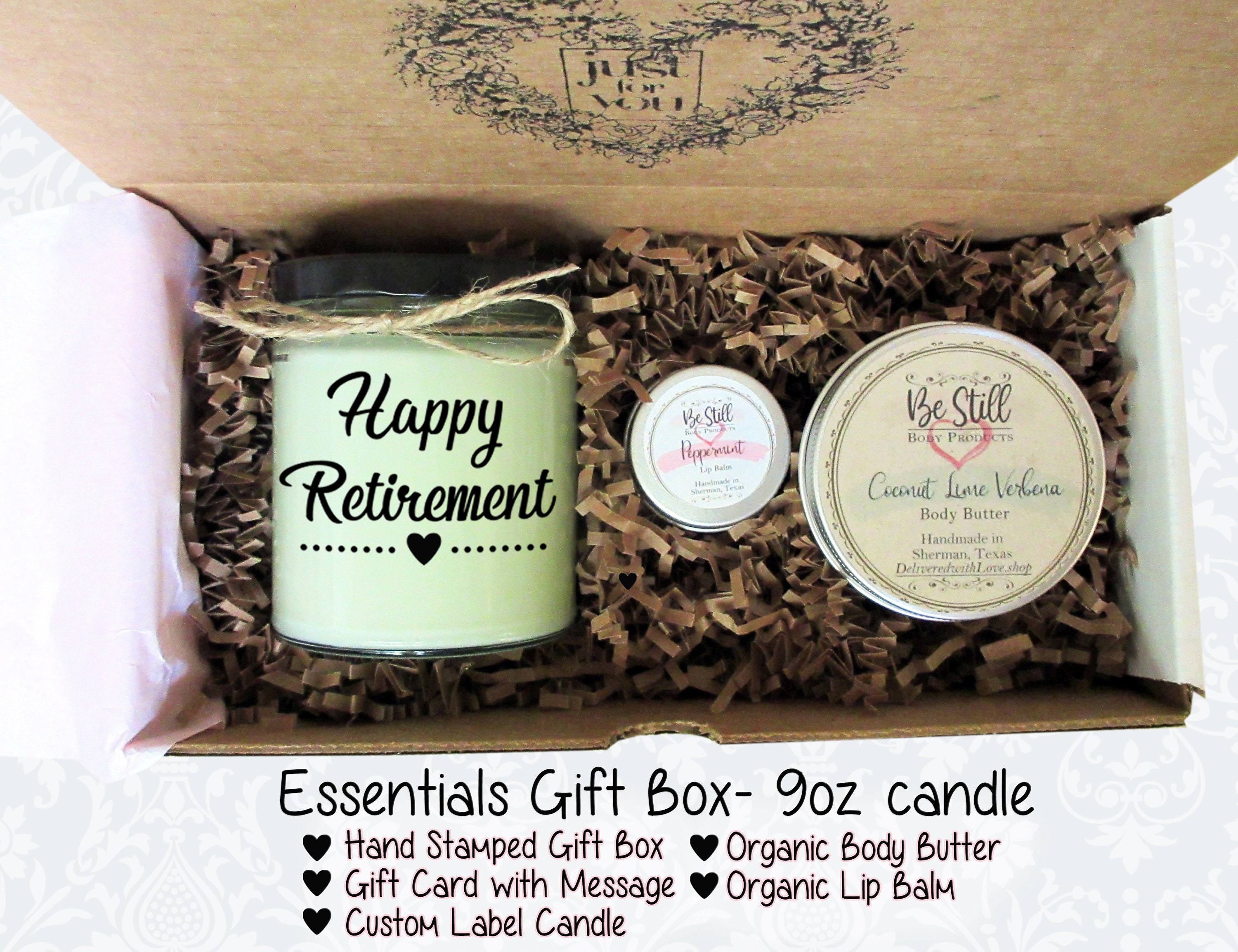 Retirement Gift Retirement Gift Box Self Care Gift Box - Etsy