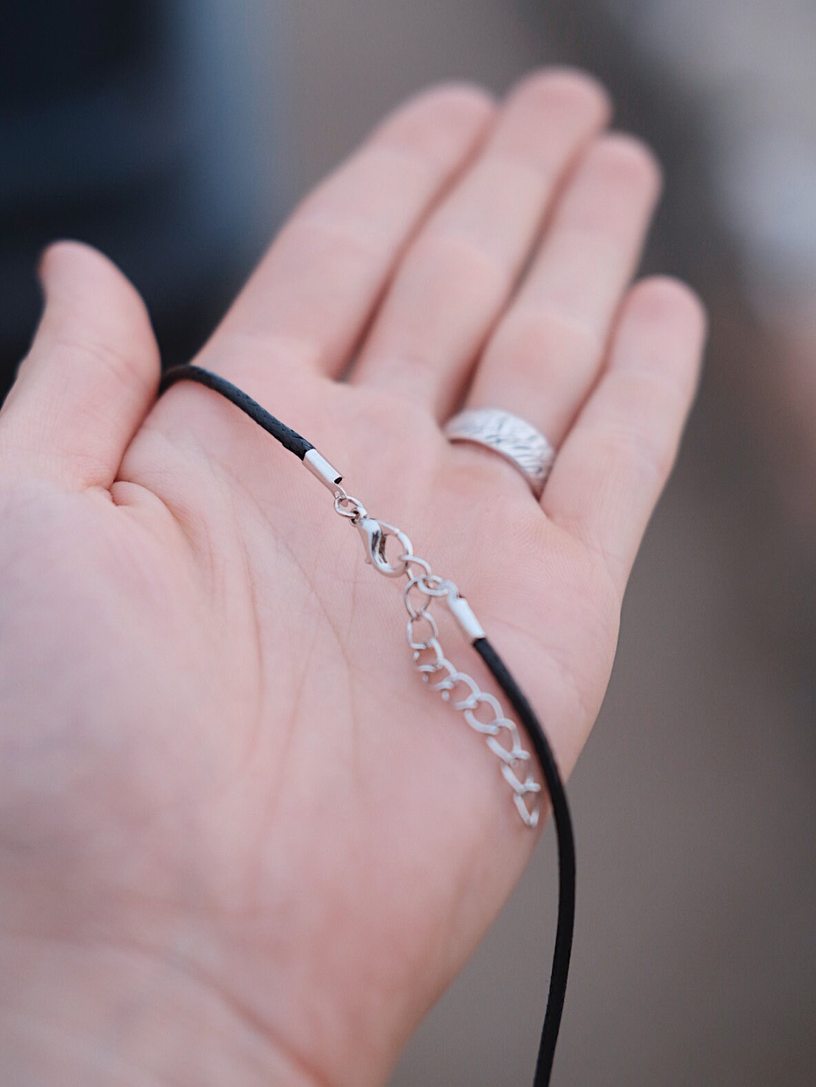 dark gemstones tree of life chain in silver